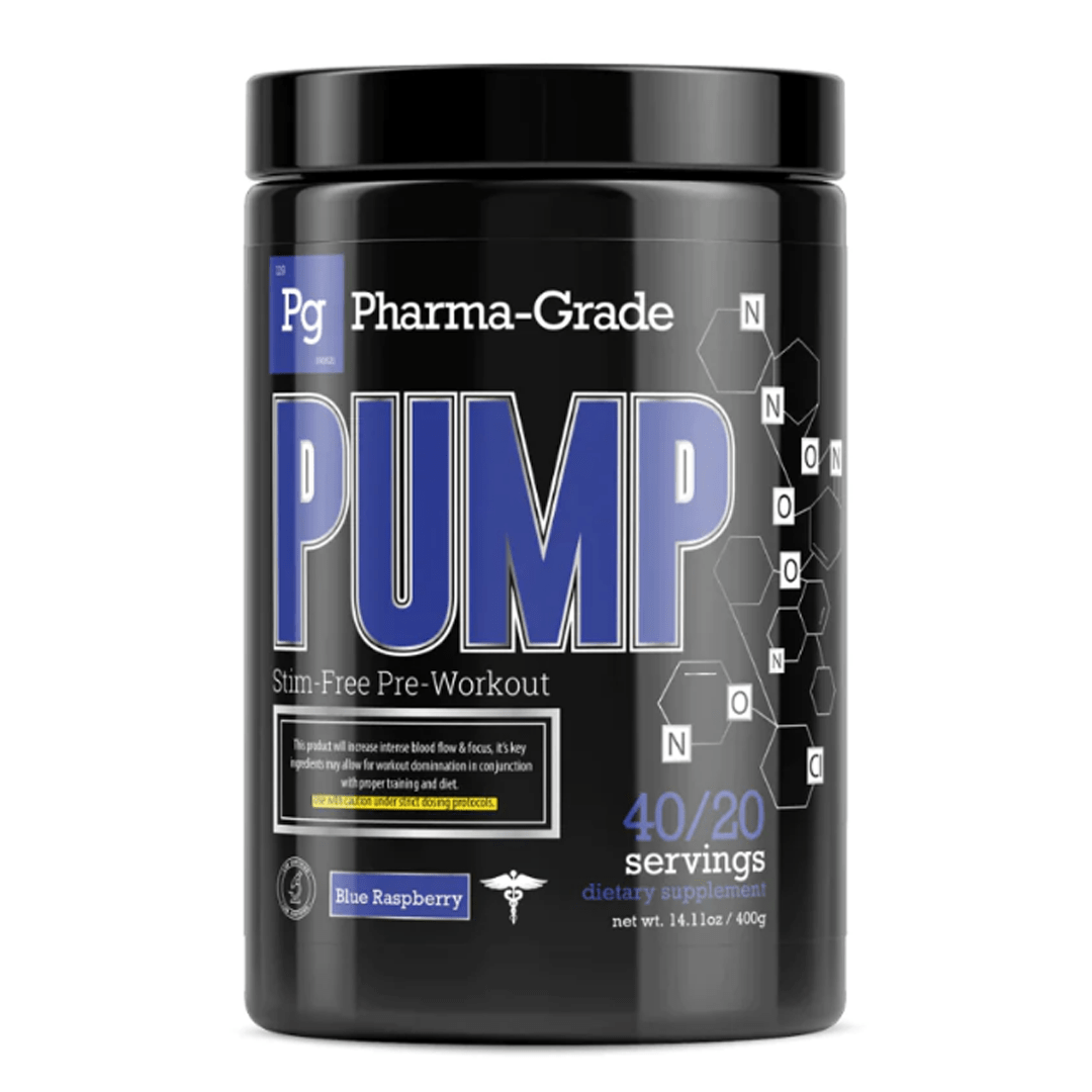 Pharma Grade PUMP 400g - Non-Stim Pre Workout - Supplement Mad