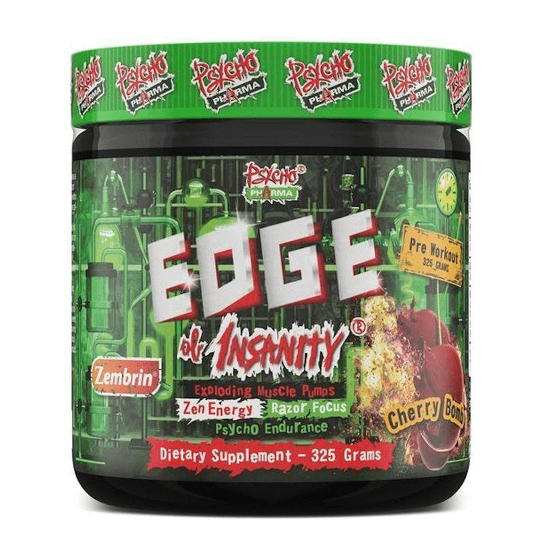 Psycho Pharma - Edge of Insanity & FREE Shaker - Supplement Mad